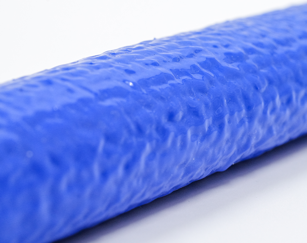 Heavy-Duty Blue Silicone Fiberglass Ultra-Sleeve High Temperature Sleeving